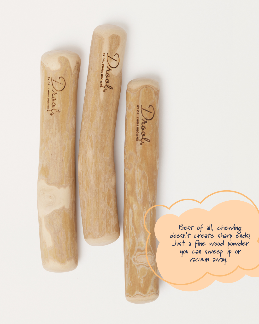 Coffee Wood Chew – Drool by Dr. Chris Brown
