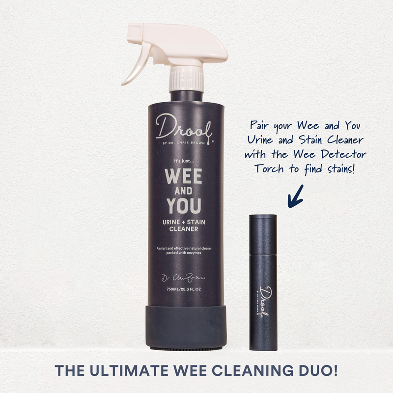 Wee and You Urine + Stain Cleaner – Drool by Dr. Chris Brown